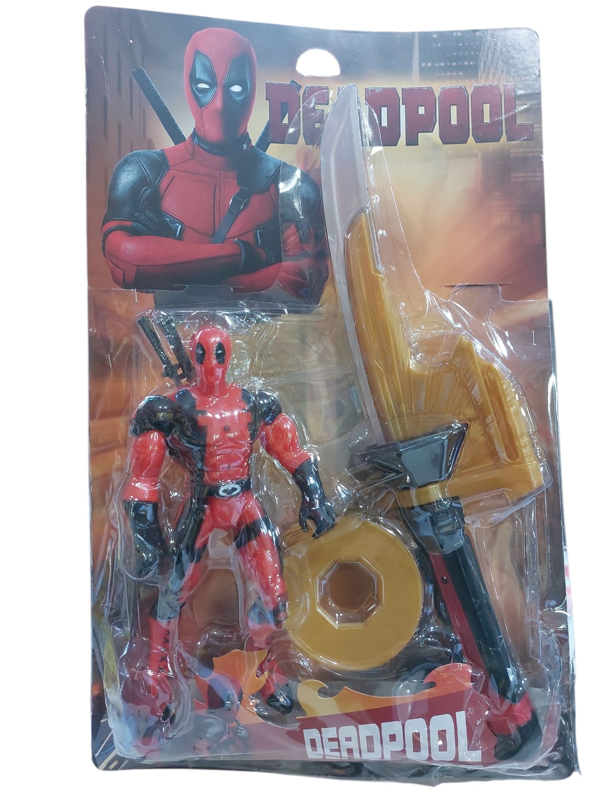 BLISTER DEADPOOL C/ ESPADA Y LUZ 2021 – TiendaToy